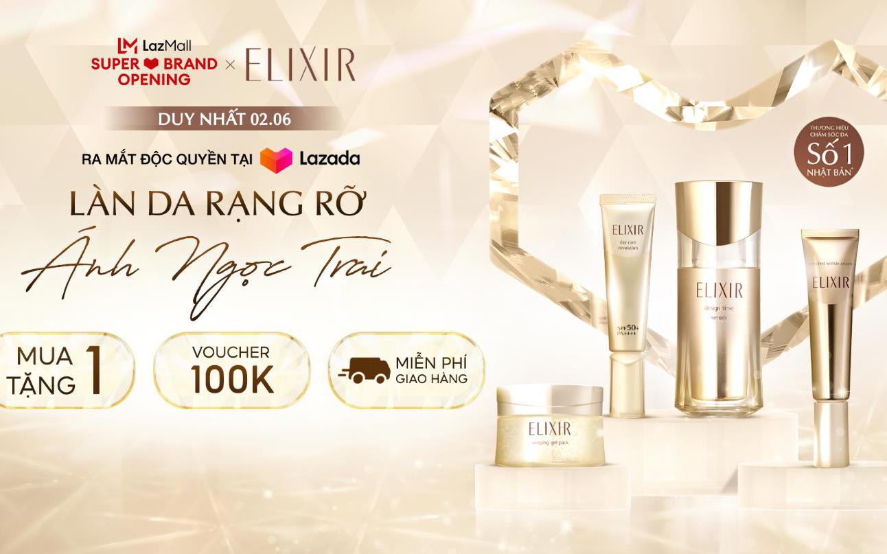 ELIXIR dành tặng nhiều ưu đãi khai trương độc quyền trên Lazada