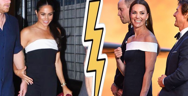 Không hẹn mà gặp, Meghan Markle - Kate Middleton lại "đụng độ" váy áo ...